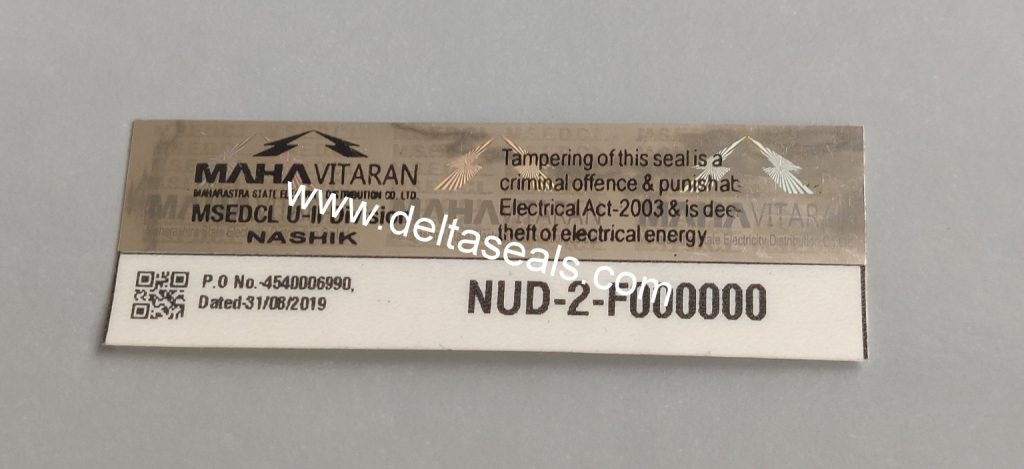 Tamper Proof Paper Seal, Tamper Evident Seal | Delta Seals